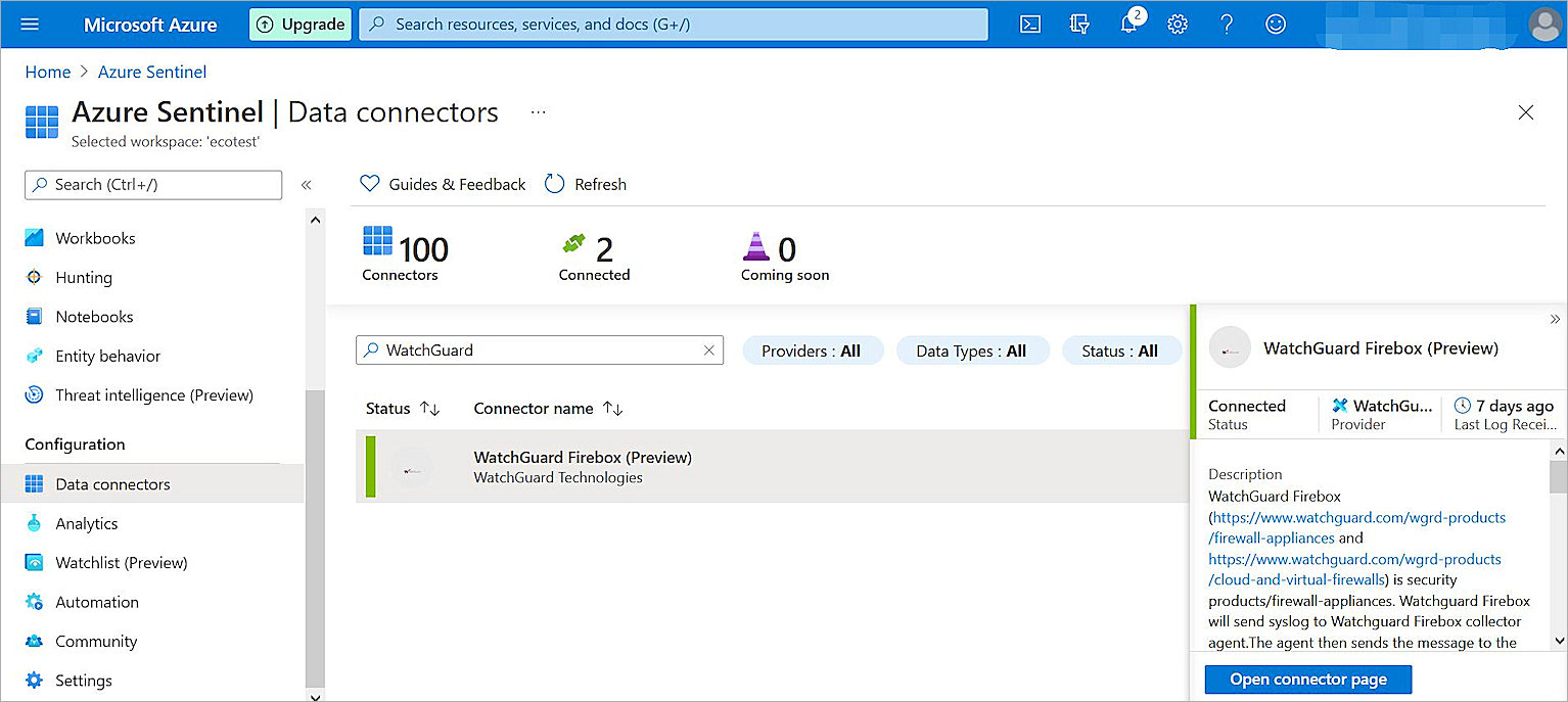 Microsoft Azure Sentinel Integration Guide